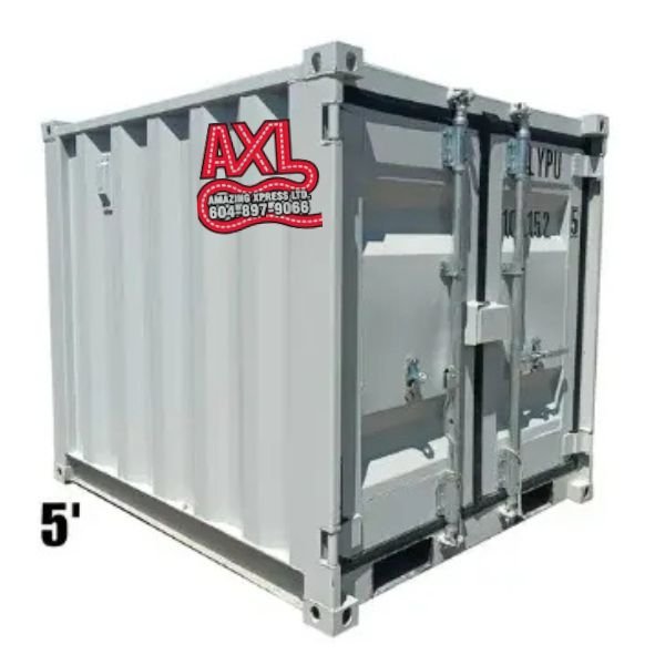5ft Small Cubic Shipping Container - AXL Amazing Xpress Ltd